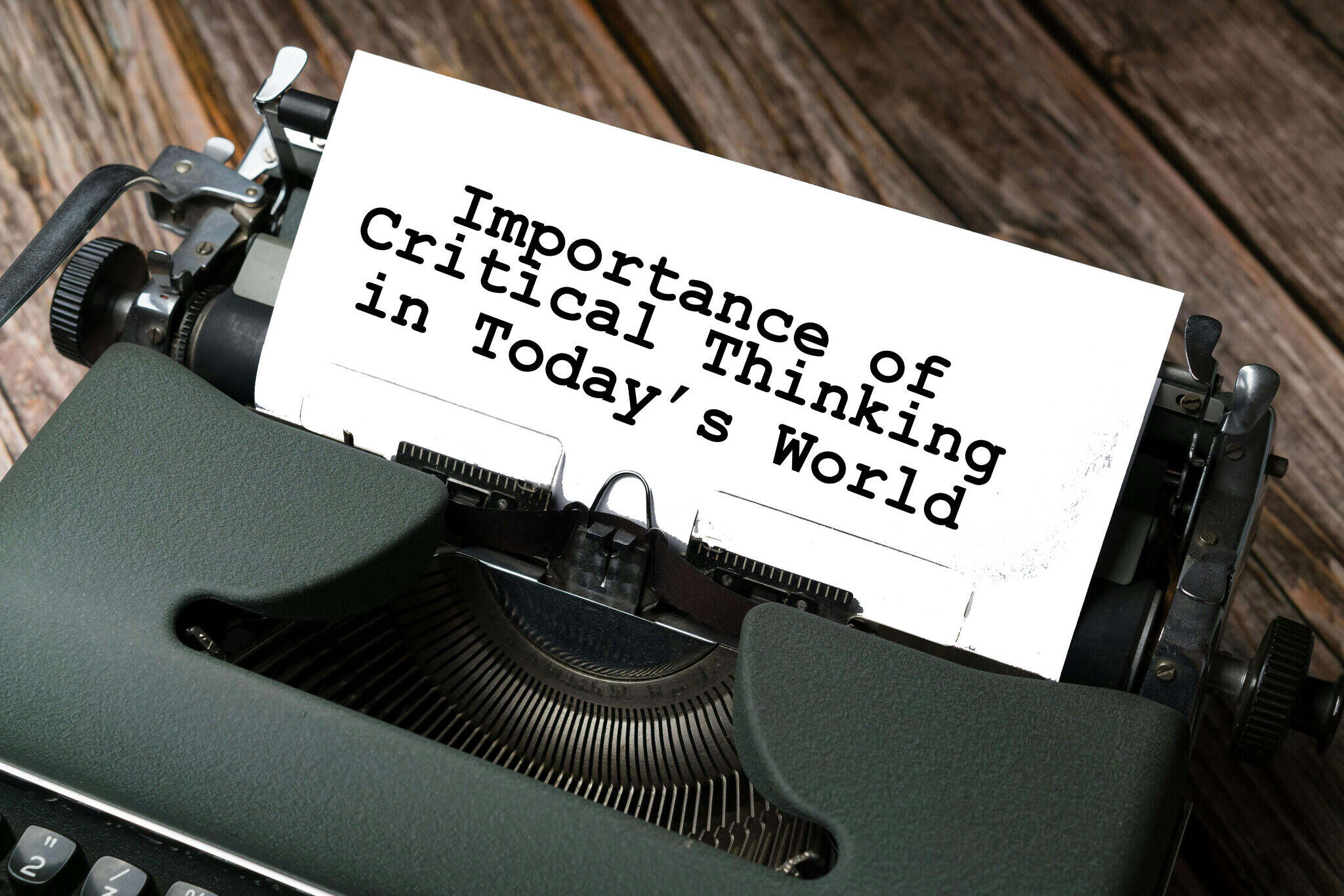 Importance of Critical Thinking in Today's World - Rev. Colleen Irwin